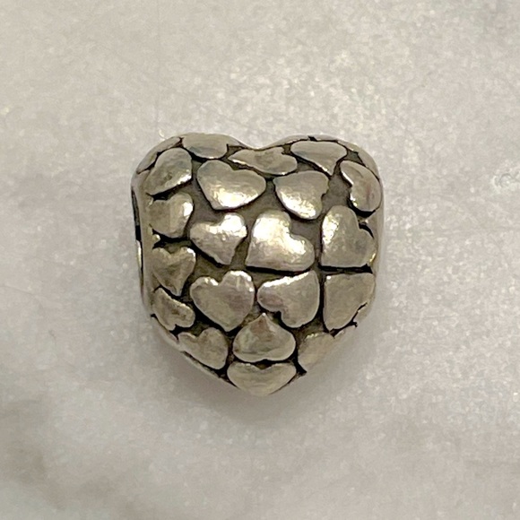 Chamilia | Jewelry | Authentic Chamilia Silver Heart Bead | Poshmark